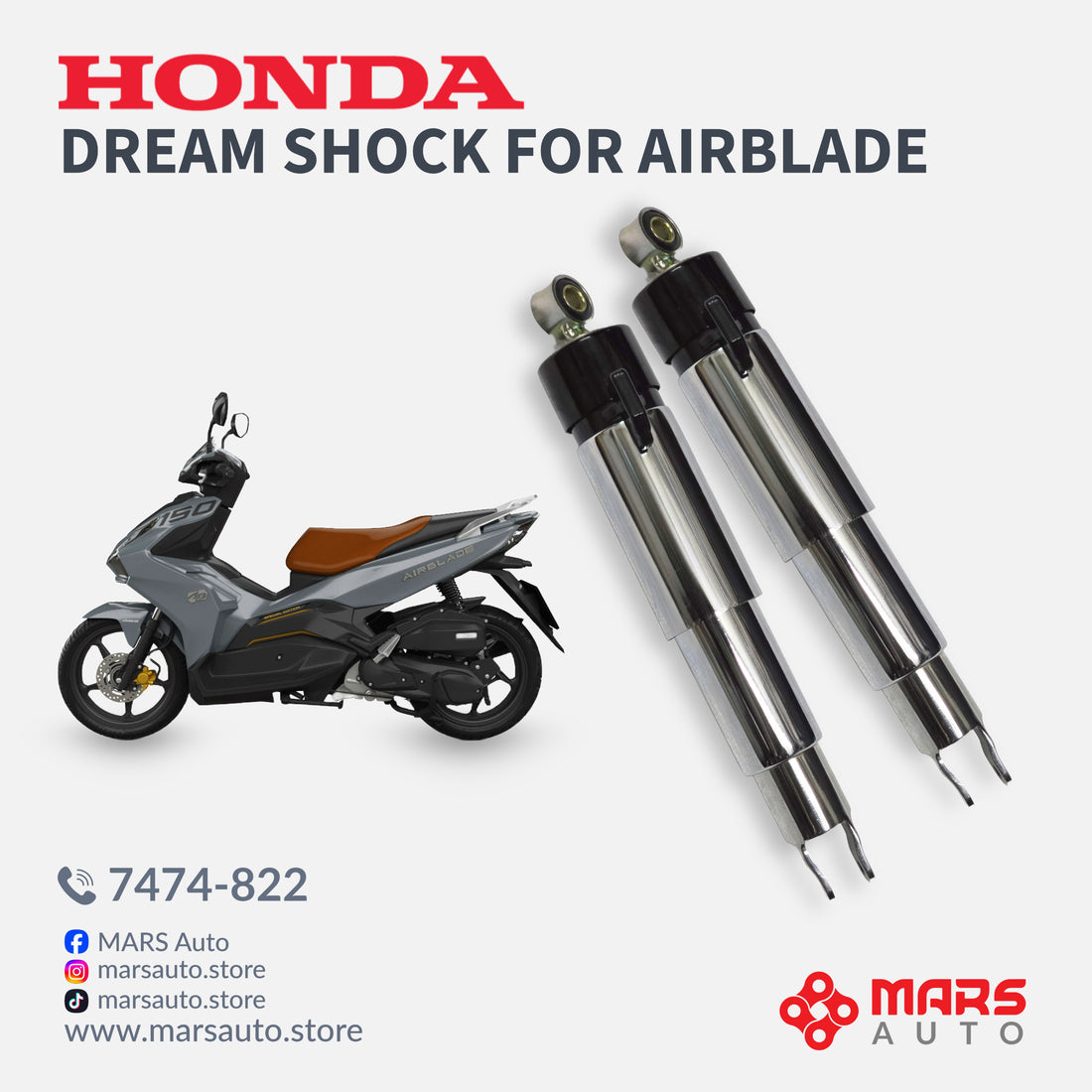 Honda Dream/EX5 Shock for Airblade – MARS Auto